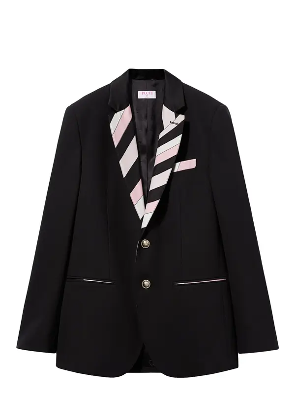 Emilio Pucci Single-breasted Jacket - Black