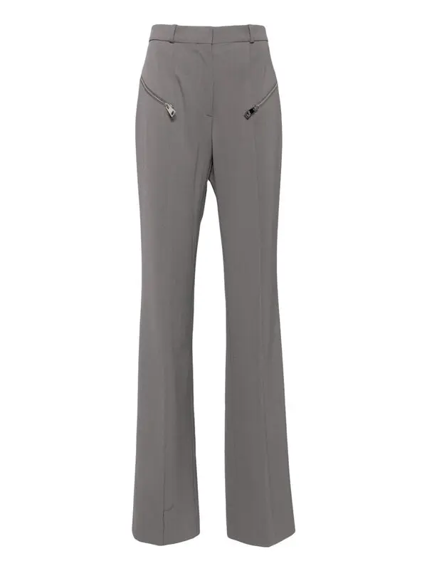 DEL CORE Zipper Detailed Trousers - Grey
