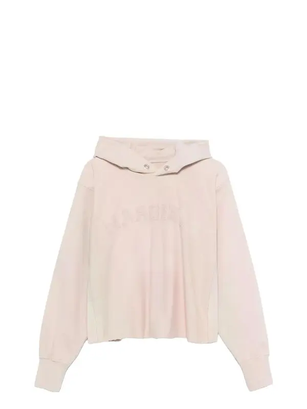MAISON MARGIELA Logo Cotton Hoodie - Neutrals