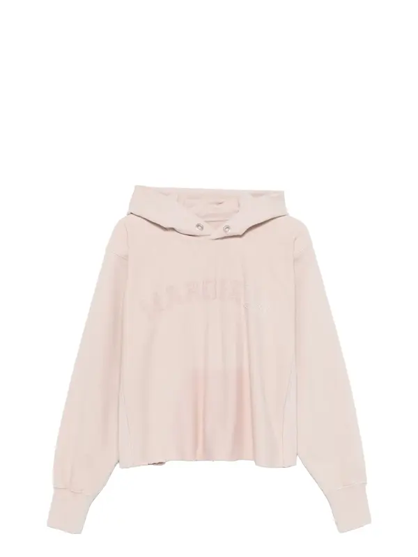 MAISON MARGIELA Logo Cotton Hoodie - Pink