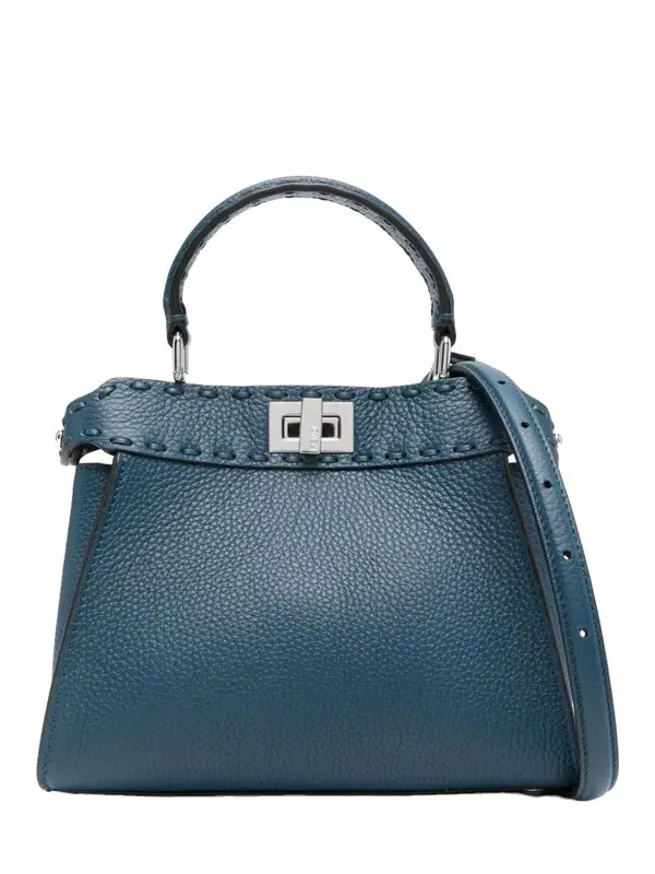 Fendi Mini Peekaboo Tote - Blue