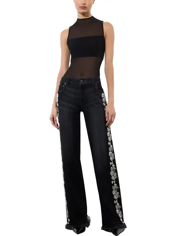 Alice + Olivia Roxie Jeans - Black