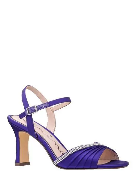 Nina Agnes Satin Sandal - Midnight Plum
