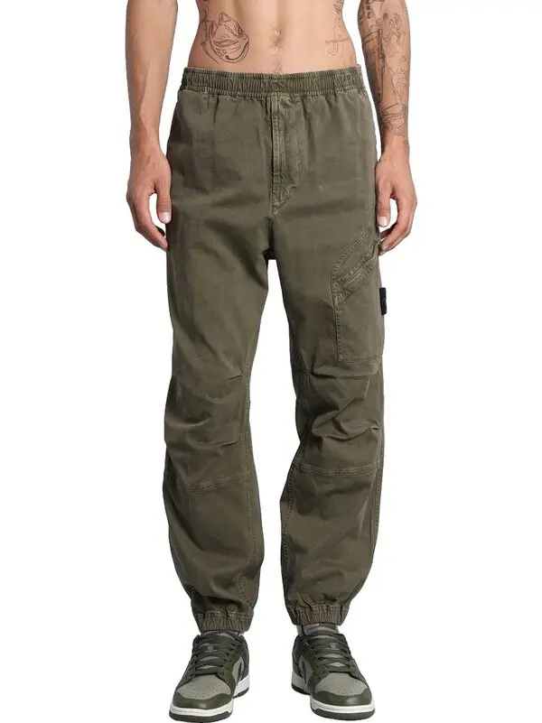 Stone Island Cotton Pants - Green