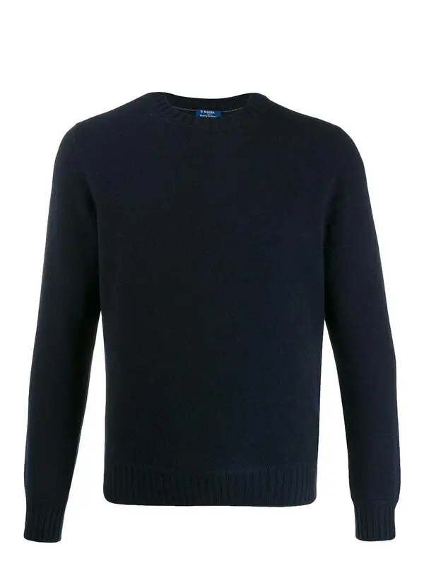 BARBA NAPOLI Crewneck Sweater - Blue