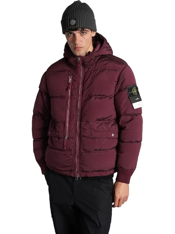 Stone Island Padded Puffer Jacket - Red