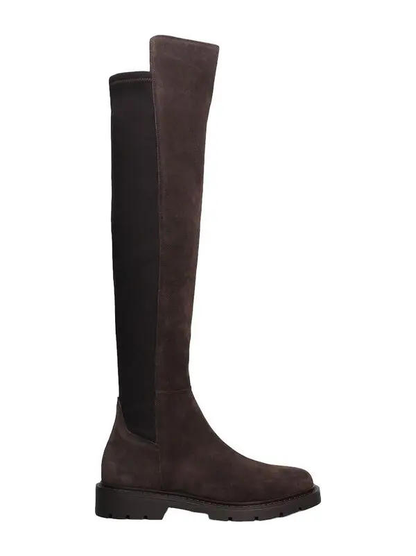 CARMENS Brit Stretch Low Heel Boots - Brown