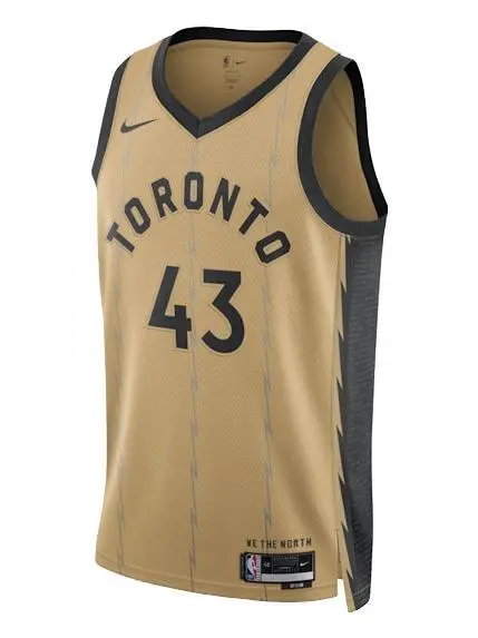 Nike Pascal Siakam Toronto Raptors Jersey - Beige