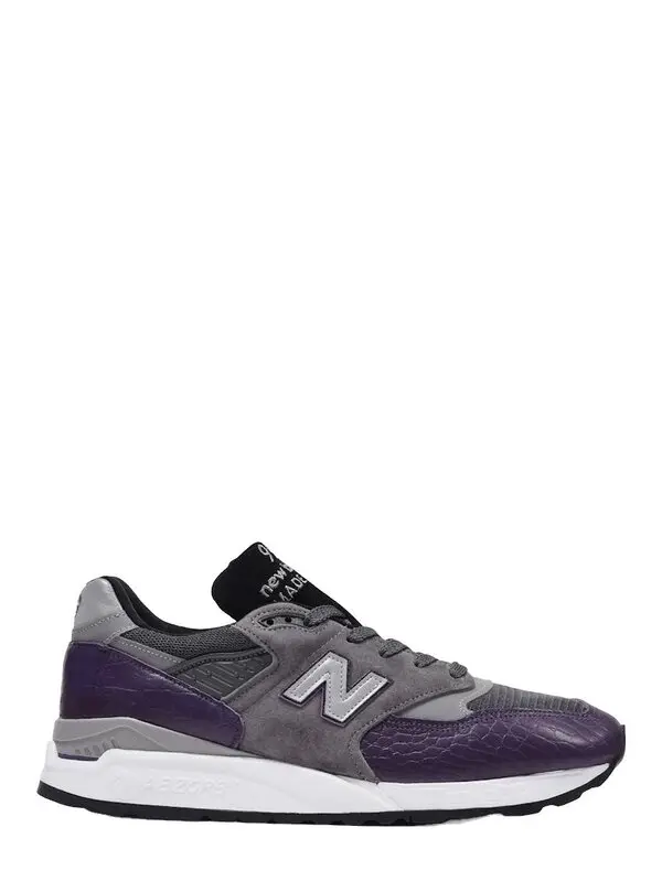 NEW BALANCE 998 Miusa Purple Croc - Dark Purple/charcoal/black
