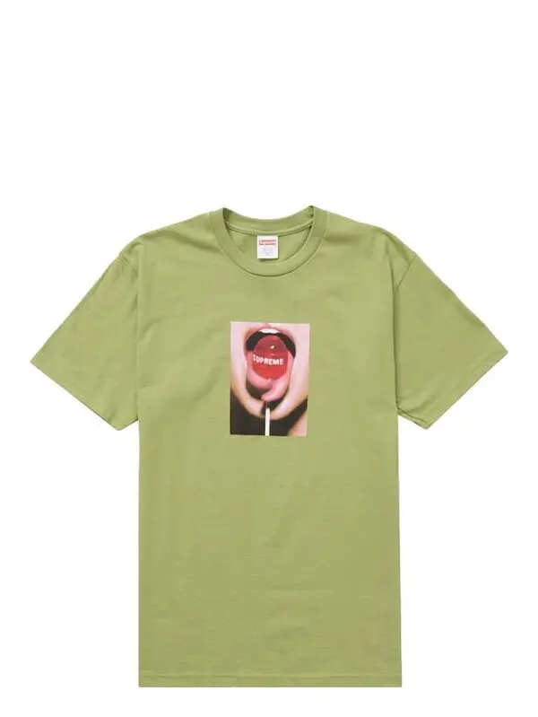 Supreme Lollipop Tee Shirt - Moss