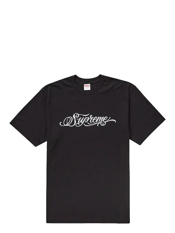 Supreme Script Tee Shirt - Black