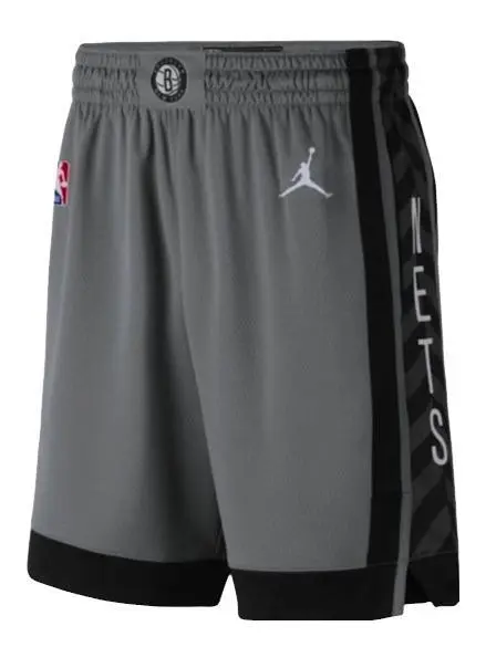 Nike Air Jordan Brooklyn Nets Shorts - Grey
