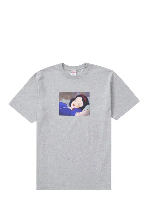 Supreme Snow White Tee Shirt - Heather Grey