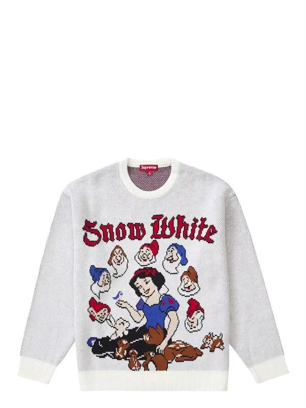 Supreme Snow Sweater - White