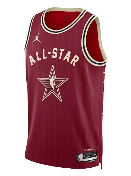 JORDAN Nba Drifit Lebron James All Star Jersey - Red