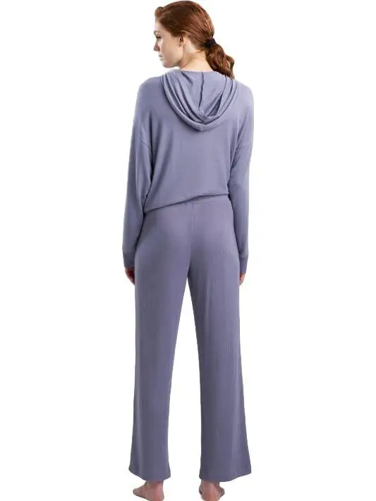 Natori Eden Everywhere Straight Leg Pant - Blue
