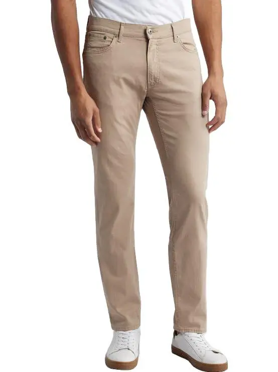BRAX Chuck Modern Fit Five-pocket Pants - Beige