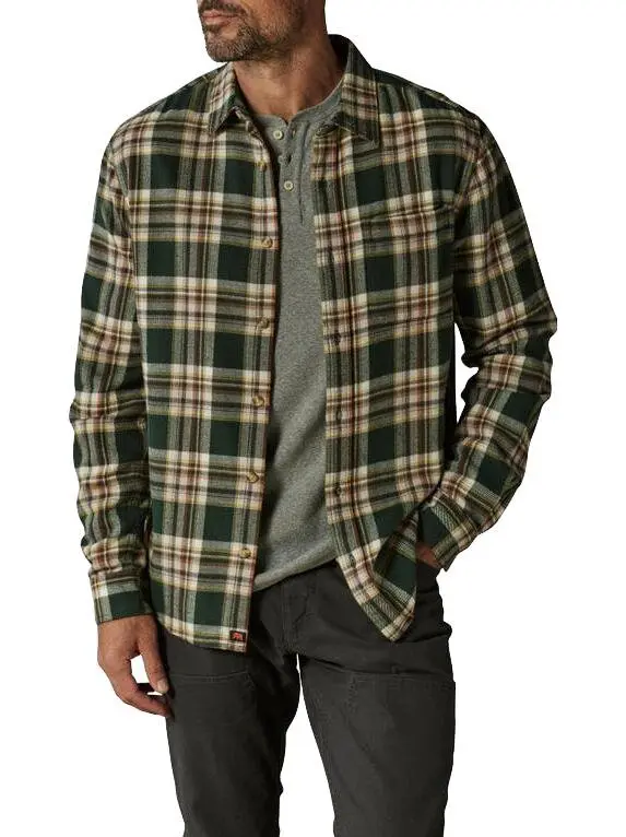 THE NORMAL BRAND Louis Heavyweight Flannel Overshirt - Elmwood Plaid