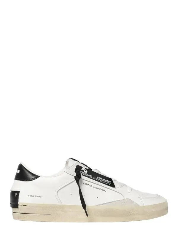 CRIME LONDON Lace-up Sneakers - White
