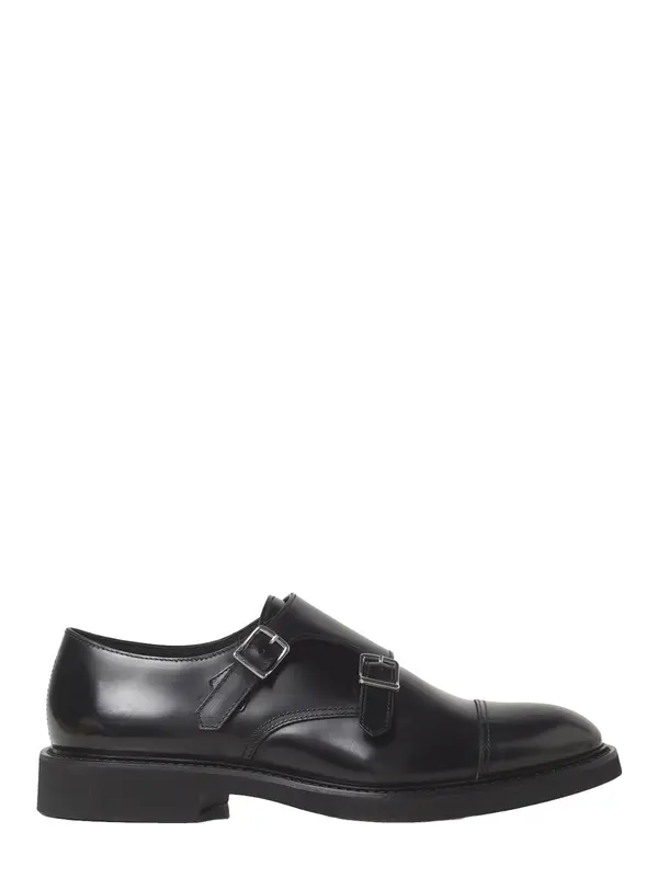 DOUCAL'S Leather Loafers - Black