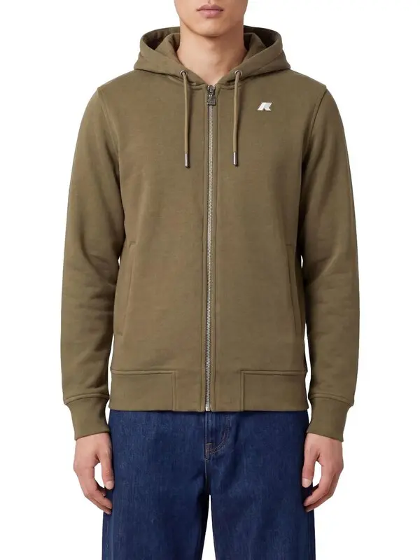 K-WAY Zip-up Hoodie - Green