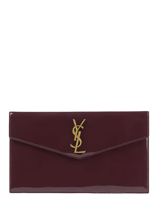 Saint Laurent Uptown Clutch - Burgundy