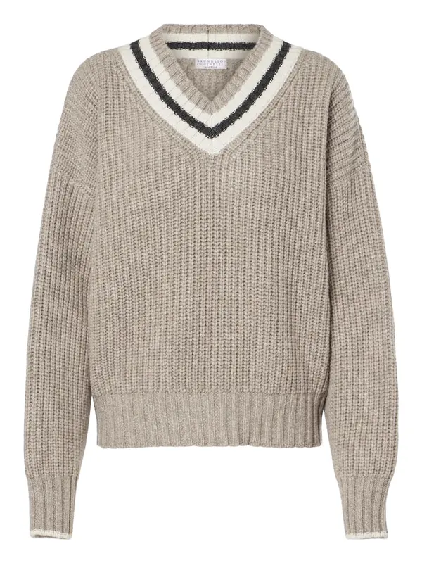 Brunello Cucinelli Wool Sweater - Grey