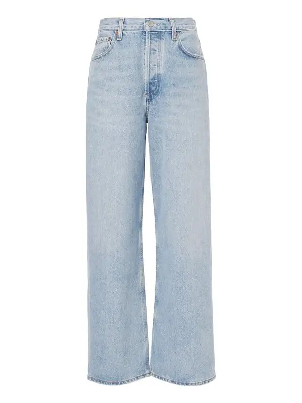 AGOLDE Low Slung Baggy Mid-rise Jeans - Blue