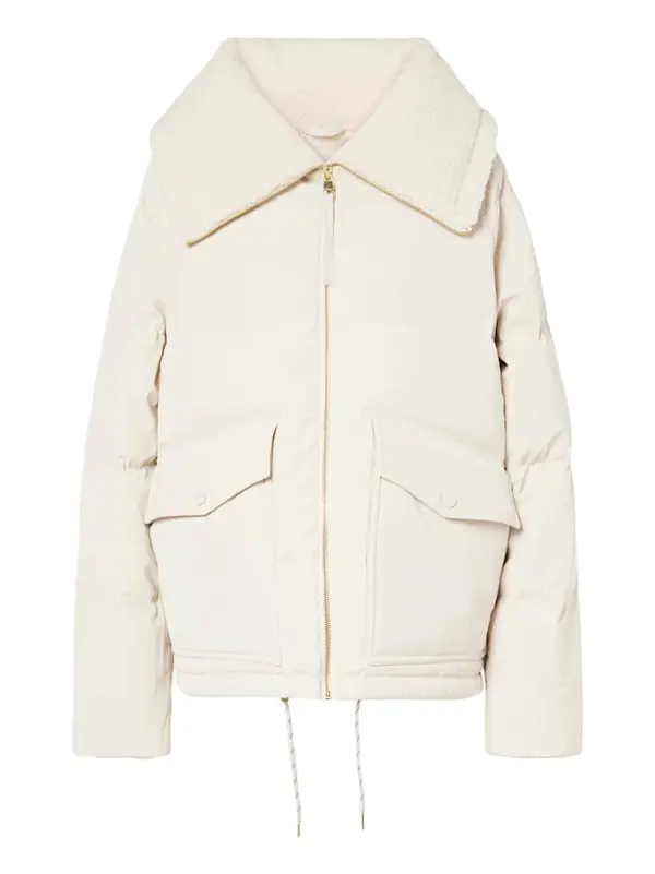Varley Roseville Quilted Down Jacket - White