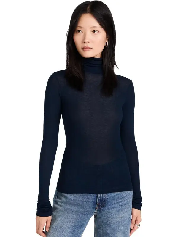Sold Out NYC The Cashmere Turtleneck - Navy