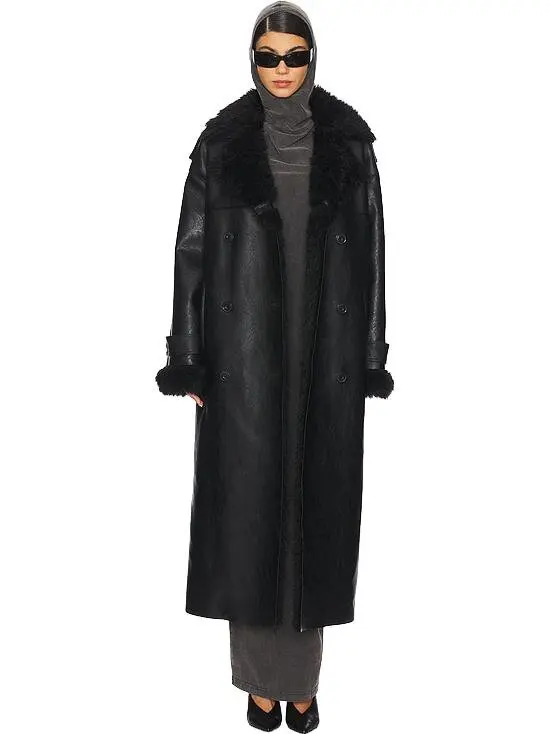 ANIYE BY Beverly Coat - Black