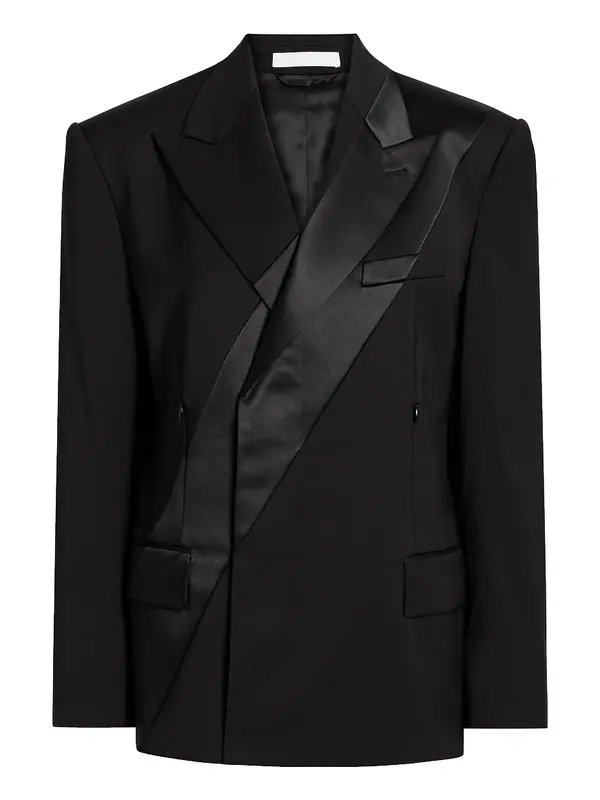 Helmut Lang Double-breasted Blazer - Black