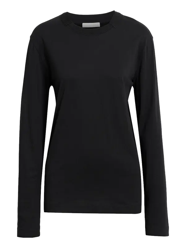 Helmut Lang Cotton-jersey Top - Black