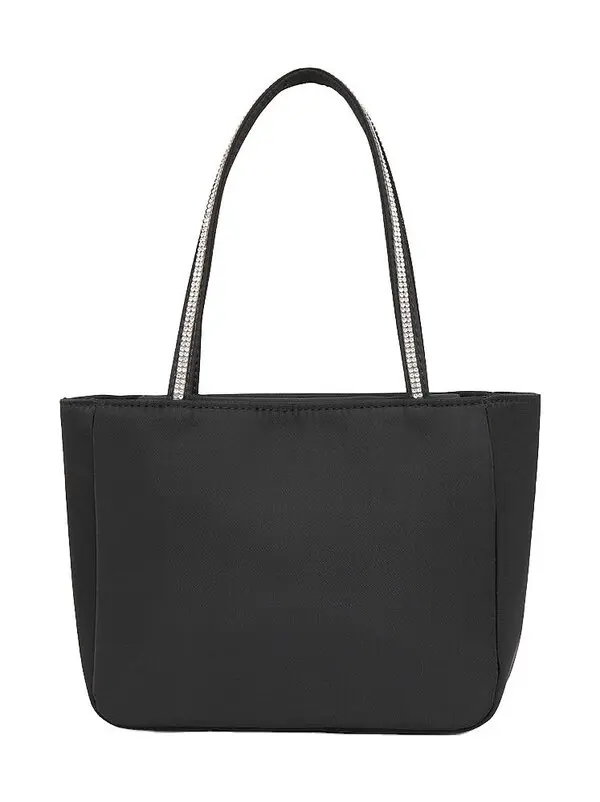 Whistles Nolana Diamante Popper Shoulder Bag - Black