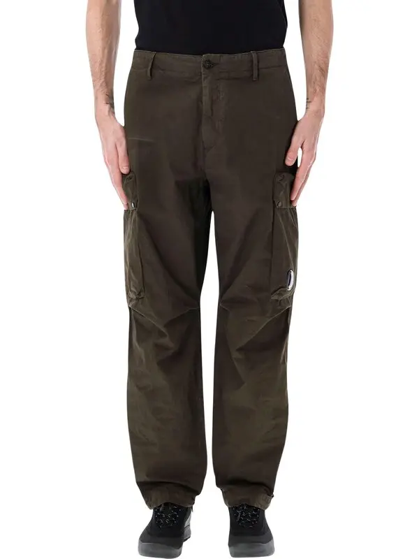 C.P. COMPANY Microreps Cargo Trousers - Dk Olive