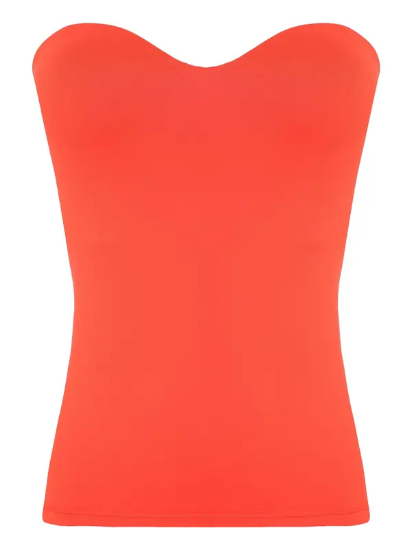 AMIR SLAMA Strapless Top - Orange