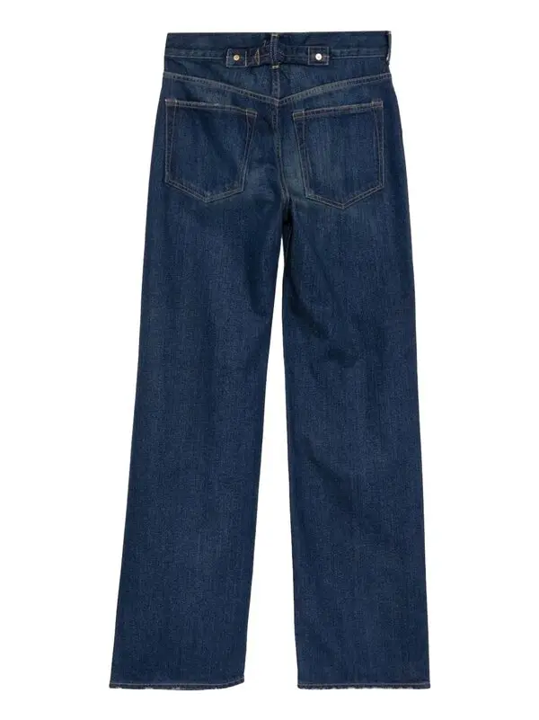 TU ES MON TRESOR Tanzanite Straight Leg Jeans - Blue