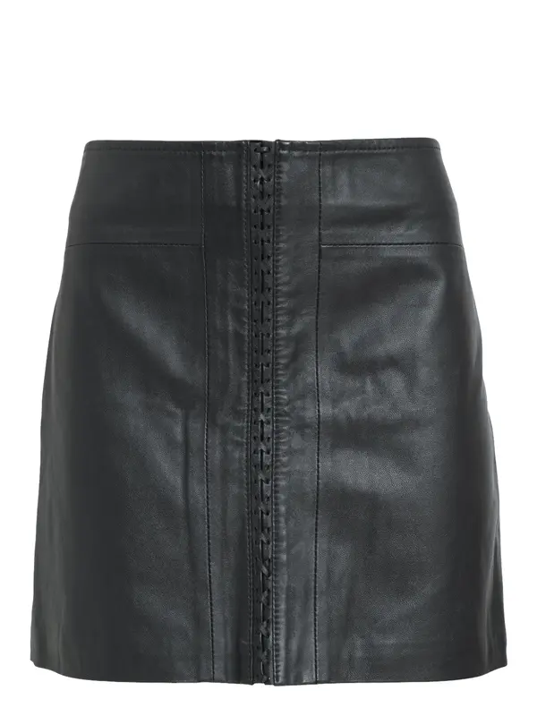 AMIR SLAMA A-line Mini Skirt - Black