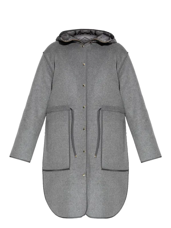 Moncler Bonrepos Down Coat - Grey