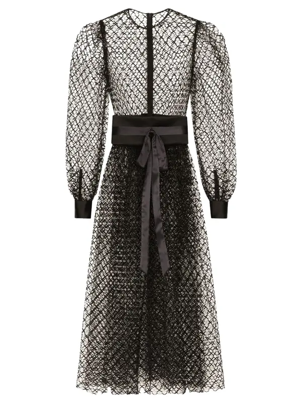 Dolce & Gabbana Mesh Dress - Black