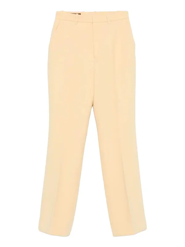 Gucci Crepe Wool Trousers - Yellow