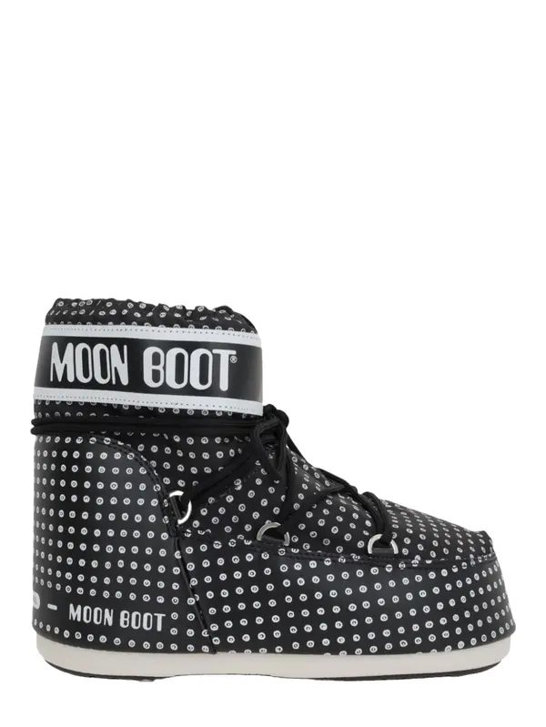Moon Boot Logo-print Snow Boots - Black