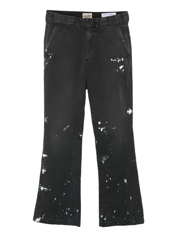 GALLERY DEPT. Paint Splatter Trousers - Black