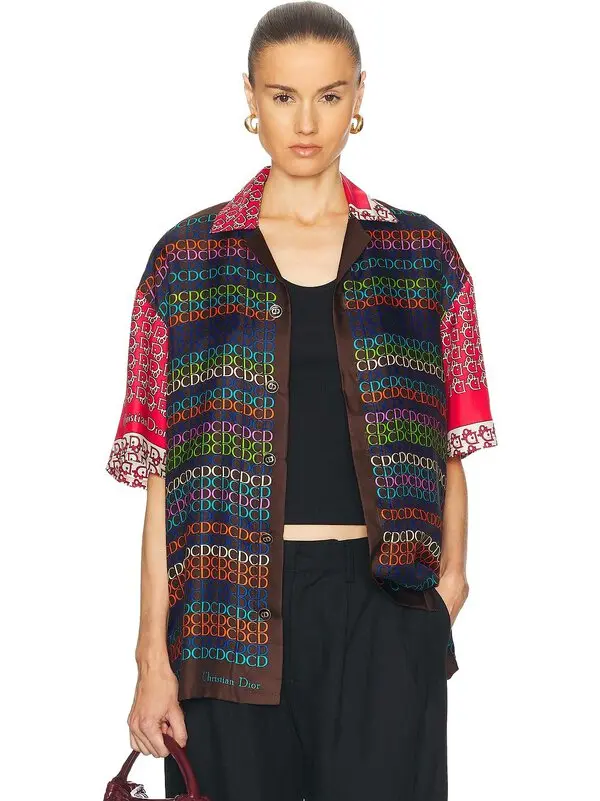 J. LOGAN HOME Vintage Maison Silk Shirt - Multi