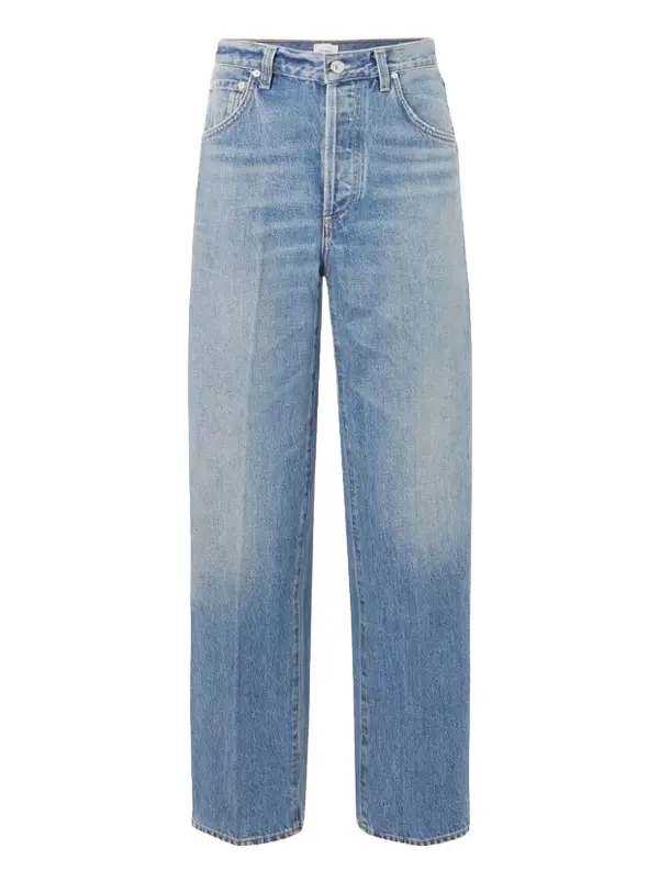 Citizens Of Humanity Baretta High-rise Straight-leg Jeans - Blue