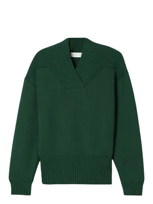 Veronica De Piante Thelma Merino Wool Sweater - Green