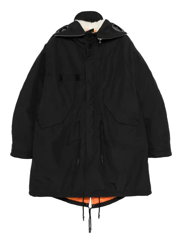 Junya Watanabe X C.p. Company Goggles Raincoat - Black