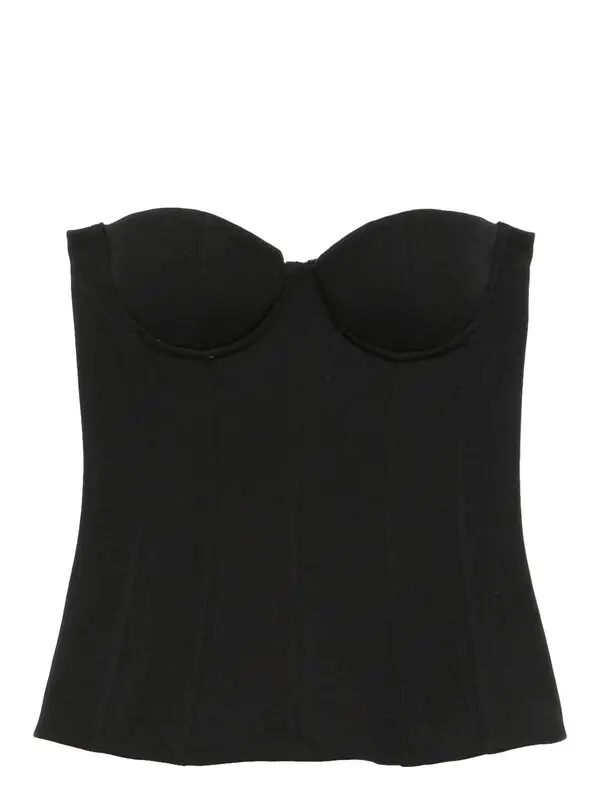 Vetements Molleton Corset - Black