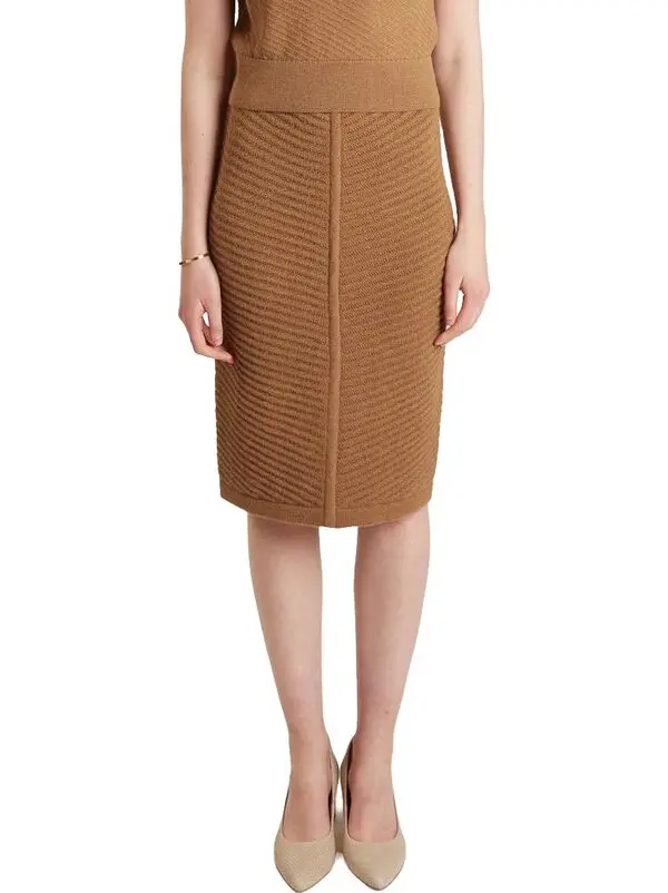 OYUN Tiffany Pencil Skirt - Golden