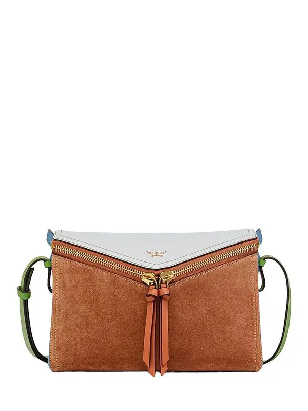Mcm Diamant 3d Leather Shoulder Bag - Multi